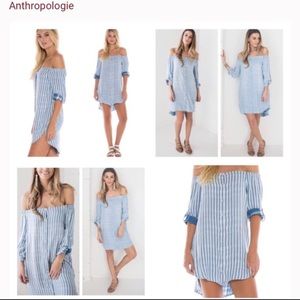 cloth & stone | Dresses | Anthropology Cloth Stone Striped Dress | Poshmark